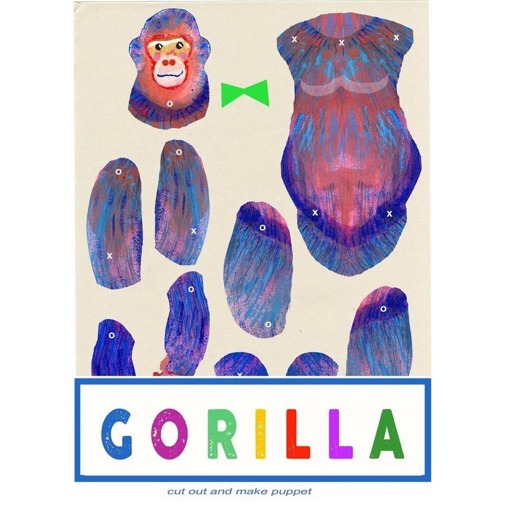 Gorilla Cut Out and Make Puppet | Wigwam Toys